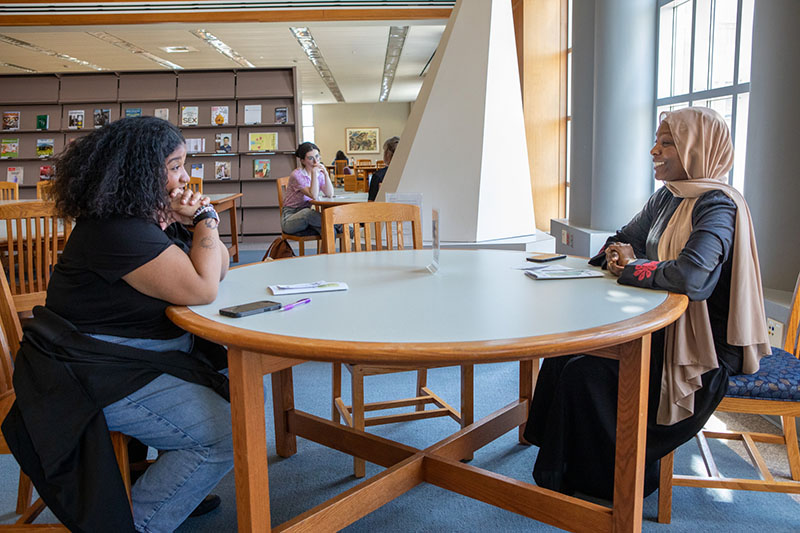 Individuals present as 'books' at Human Library - Eastern