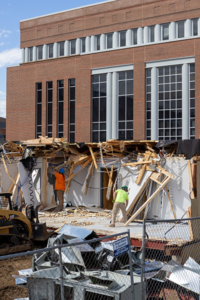 Demolishing Eastern Hall means recycling on a grand scale - Eastern
